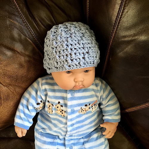 Ravelry: Chevron Ridges Beanie pattern by Crochet by Jennifer