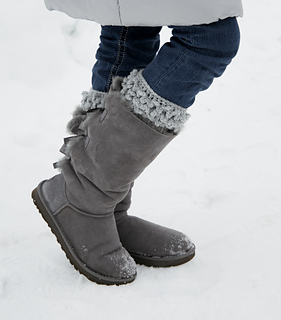 Ravelry: Snow Bunny Boot Cuffs pattern by Crochet by Jennifer