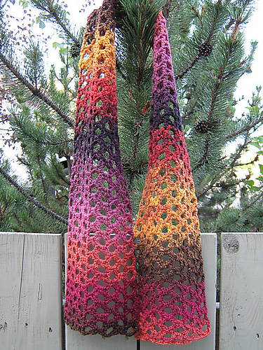 Ravelry: Fishing Net Scarf pattern by Crochet by Jennifer