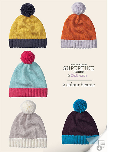 Ravelry: 2 Colour Beanie pattern by Cleckheaton