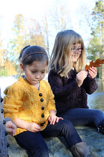 Ravelry: Adcock Aran Cardigan pattern by Jennifer Hagan