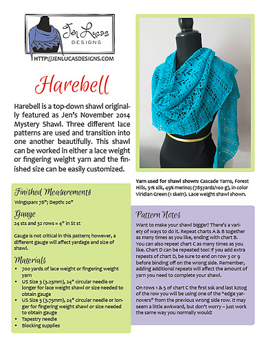 Ravelry: Harebell pattern by Jen Lucas