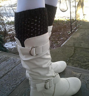 Ravelry: My Midnight Hollow Boot Toppers pattern by Jennifer Brooks Rice