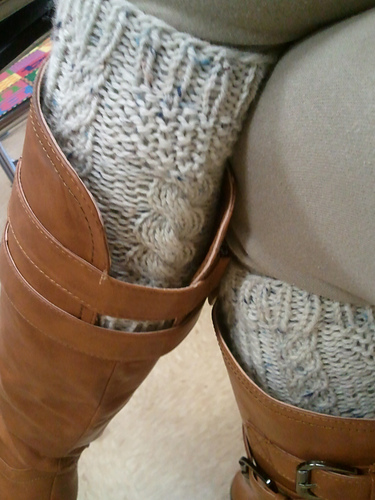 Ravelry: My Pina Colada Boot Toppers pattern by Jennifer Brooks Rice