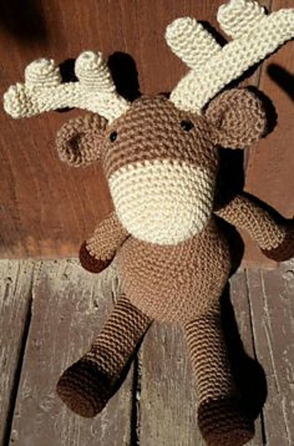 Ravelry: Moose Stuffed Toy pattern by Jennifer Everett