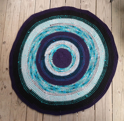 Ravelry: MistressJennie's Abigail's Upcycled Rag Rug