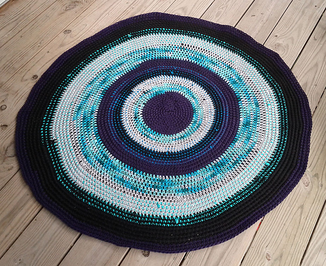 Ravelry: MistressJennie's Abigail's Upcycled Rag Rug