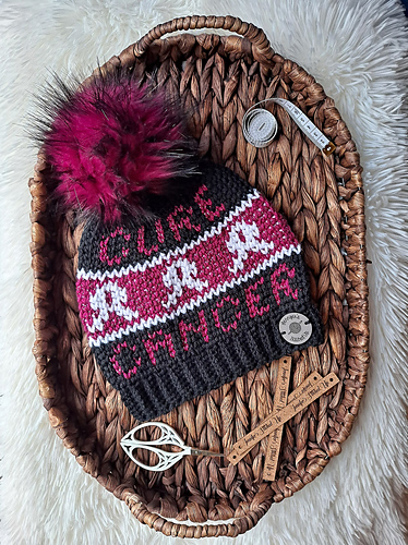 Ravelry: Cure Cancer Beanie pattern by Jennifer Borchert