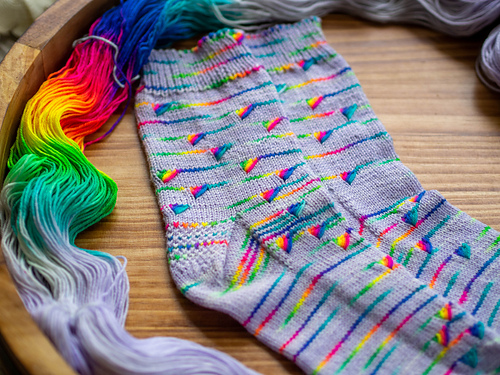 Ravelry: Pool Party Socks pattern by Jennifer Owens