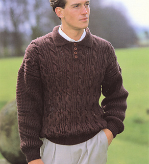 Ravelry: Sweater with collar pattern by Patons UK