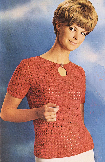 Ravelry: Lady's Double Knitting Sweater pattern by Watmoughs Knitting ...