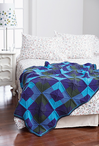 Ravelry: Tiled Blocks Afghan pattern by Bernat Design Studio