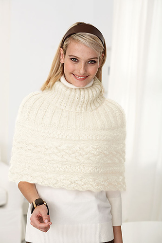 Ravelry: Shoulder Shrug (Turtle Neck) pattern by Patons