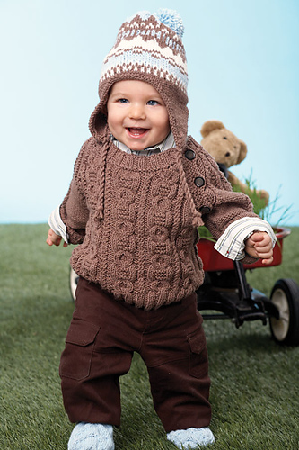 Ravelry: Boy's Cable Raglan pattern by Patons