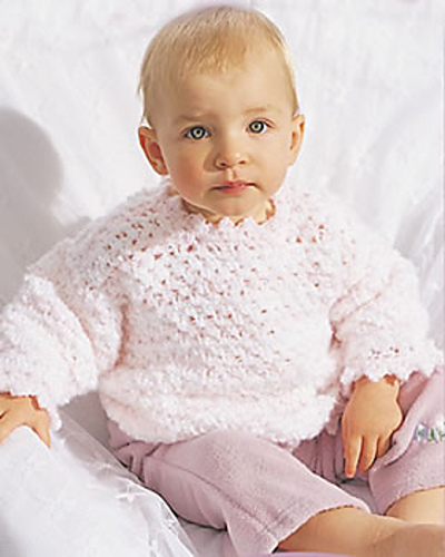 Ravelry: Baby Pullover pattern by Bernat Design Studio