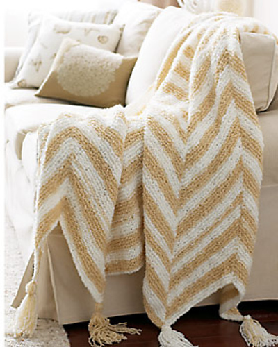 Ravelry: Chevron Throw #2606 pattern by Bernat Design Studio