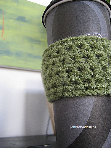 Ravelry: Ten Minute Hot Drink Sleeve pattern by Jennifer Kaye
