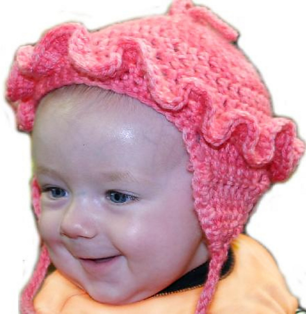 Ravelry: Ruffled Baby Hat pattern by Ivy Brambles