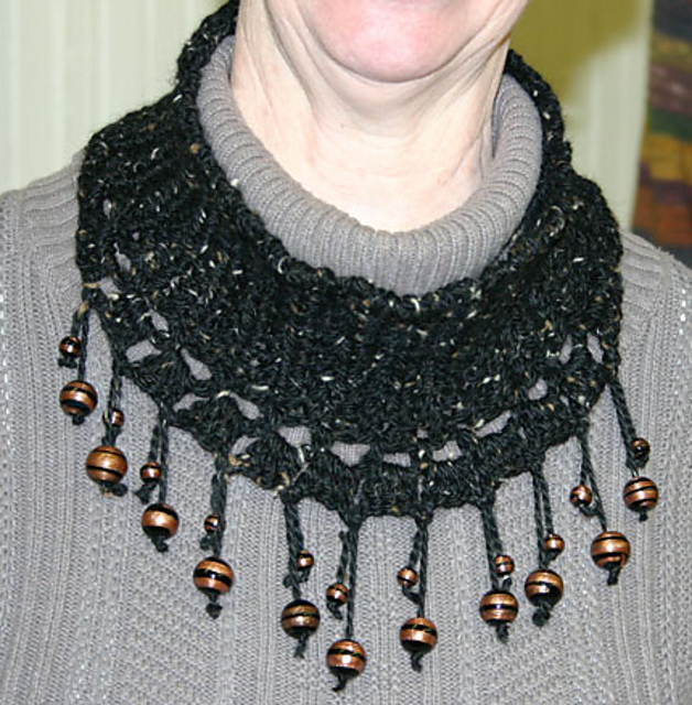 Ravelry: Crochet Beaded Neck Collar pattern by Ivy Brambles