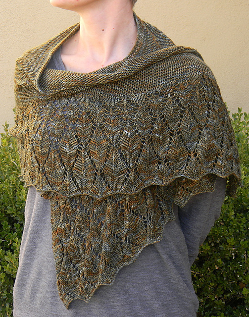 Ravelry: Forbidden Forest Shawl pattern by Jessica L'Heureux