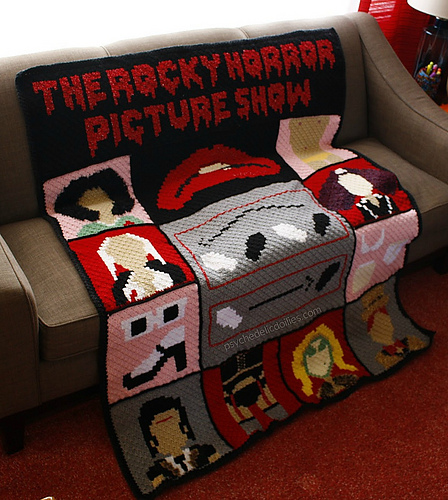 Ravelry: Rocky Horror Blanket Crochet Along pattern by Jessica Bowman