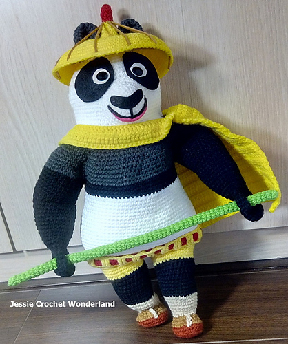 Ravelry: Kung Fu Panda pattern by Jessie Lin