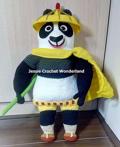 Ravelry: Kung Fu Panda pattern by Jessie Lin