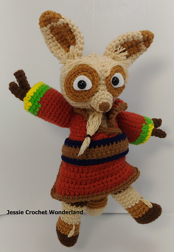 Ravelry: Master Shifu @ Kung Fu Panda pattern by Jessie Lin