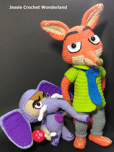 Ravelry: Little Finnick @ Zootopia pattern by Jessie Lin