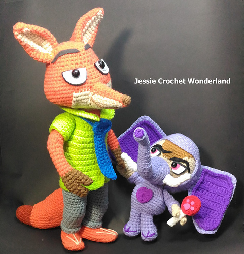 Ravelry: Little Finnick @ Zootopia pattern by Jessie Lin