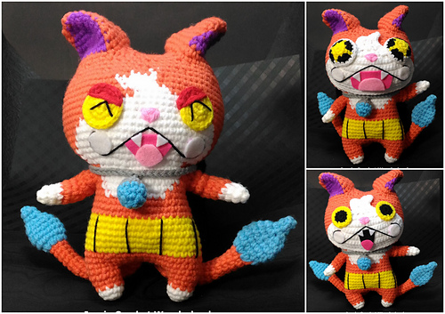 Ravelry: Jibanyan @ Yo Kai Watch pattern by Jessie Lin