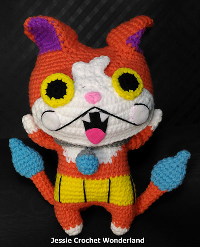 Ravelry: Jibanyan @ Yo Kai Watch pattern by Jessie Lin