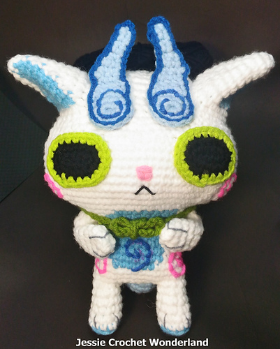 Ravelry: Komasan in Yo Kai Watch pattern by Jessie Lin