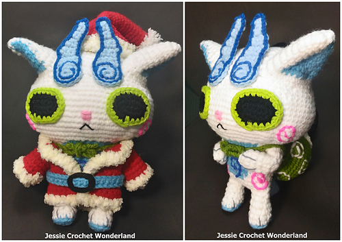 Ravelry: Komasan in Yo Kai Watch pattern by Jessie Lin