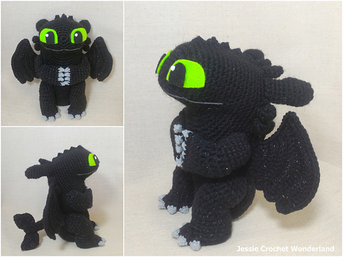 Ravelry: Toothless couple inspired pattern by Jessie Lin