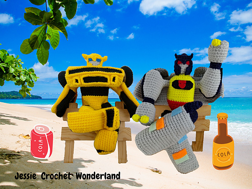Ravelry: Transformers Dinobot Grimlock pattern by Jessie Lin