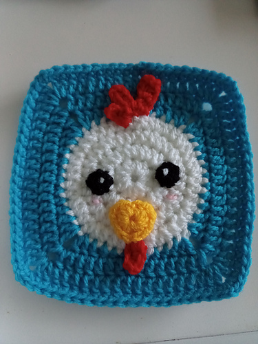 Ravelry: Chicken & Chick Granny Square pattern by Raffaella Tassoni