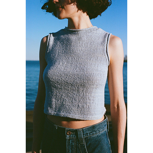 Ravelry: Rolled Edge Tank pattern by Jessie Maed Designs