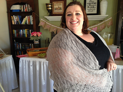 Ravelry: Wight Wedding Wrap pattern by Lynn Hamps