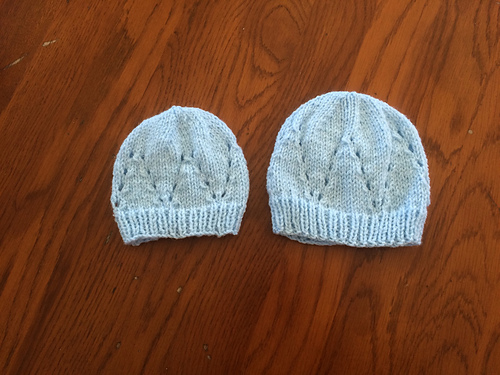 Ravelry: eyelet baby hat pattern by marianna mel