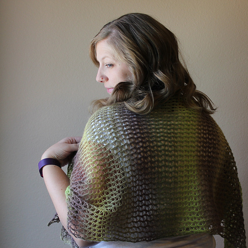 Ravelry: Easy Knitted Lace Wrap pattern by Jessy Spencer