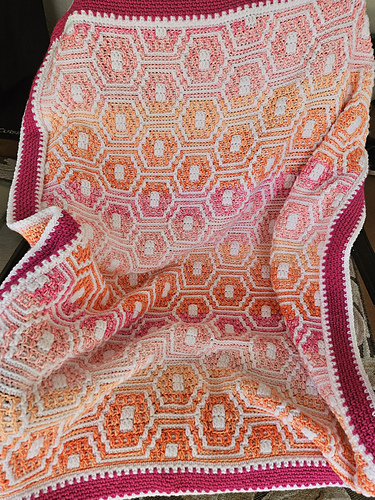 Ravelry: Hexagon Waves pattern by AD Whited Designs