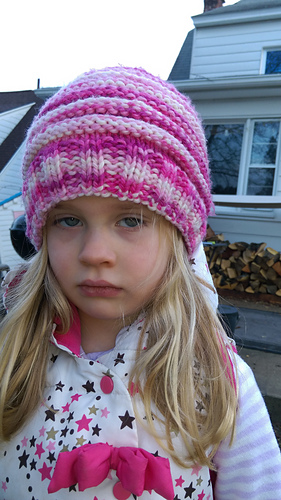 Ravelry: Snow Bunny Cap pattern by Jennifer Christopher
