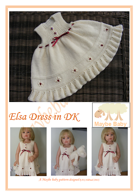 Ravelry: Elsa Dress pattern by maybebaby designs