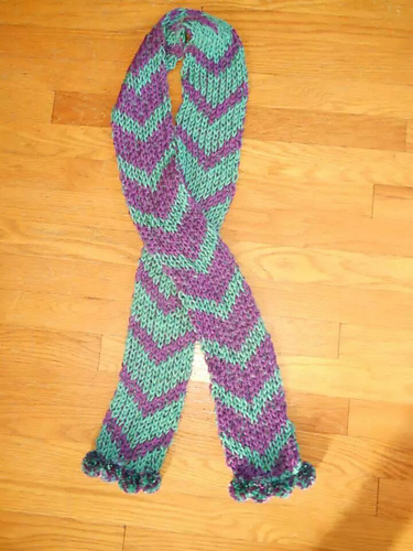 Ravelry: Arrowhead Double-Knit Scarf pattern by Anne Bipes
