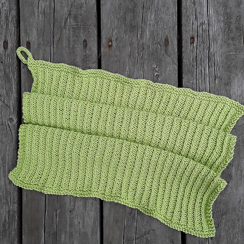 Ravelry: Twisted Rib Towel pattern by Jennifer Knight