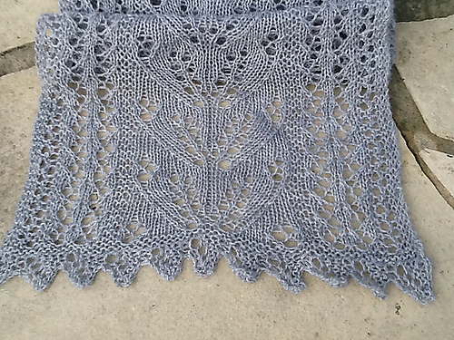 Ravelry: August Days Scarf pattern by Jennifer Knight
