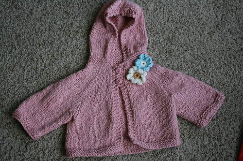 Ravelry: Bellflower Baby Hoodie pattern by Lion Brand Yarn