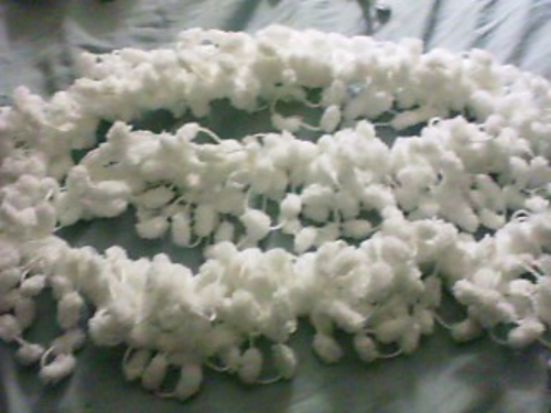 Ravelry: Puff Ball Crochet Scarf pattern by Bernat Design Studio