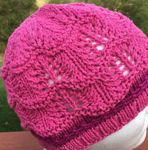 Ravelry: Hat #15 Lace Swag pattern by J.G. Miller